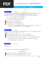 Sujet+Corrigé - Du - Bac - D - 2022 - Congo-Brazzaville - Mathématiques | PDF