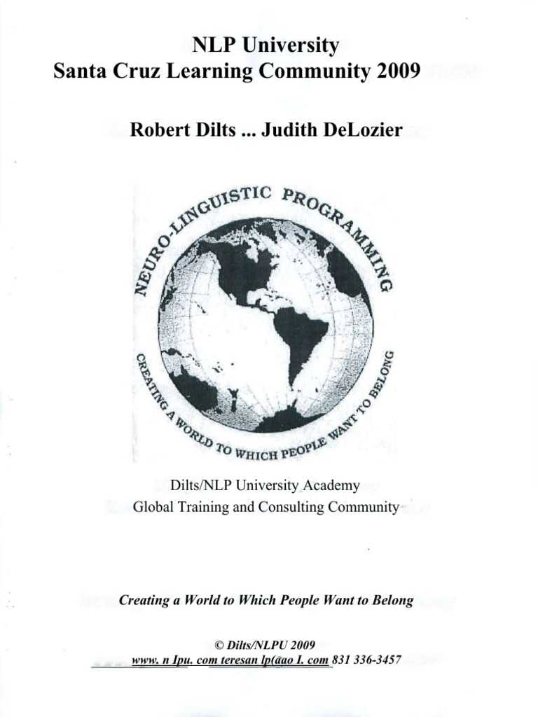 NLP Practionner Manual | PDF