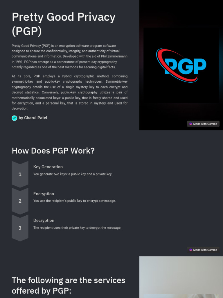 Pretty Good Privacy PGP | PDF | Public Key Cryptography | Encryption