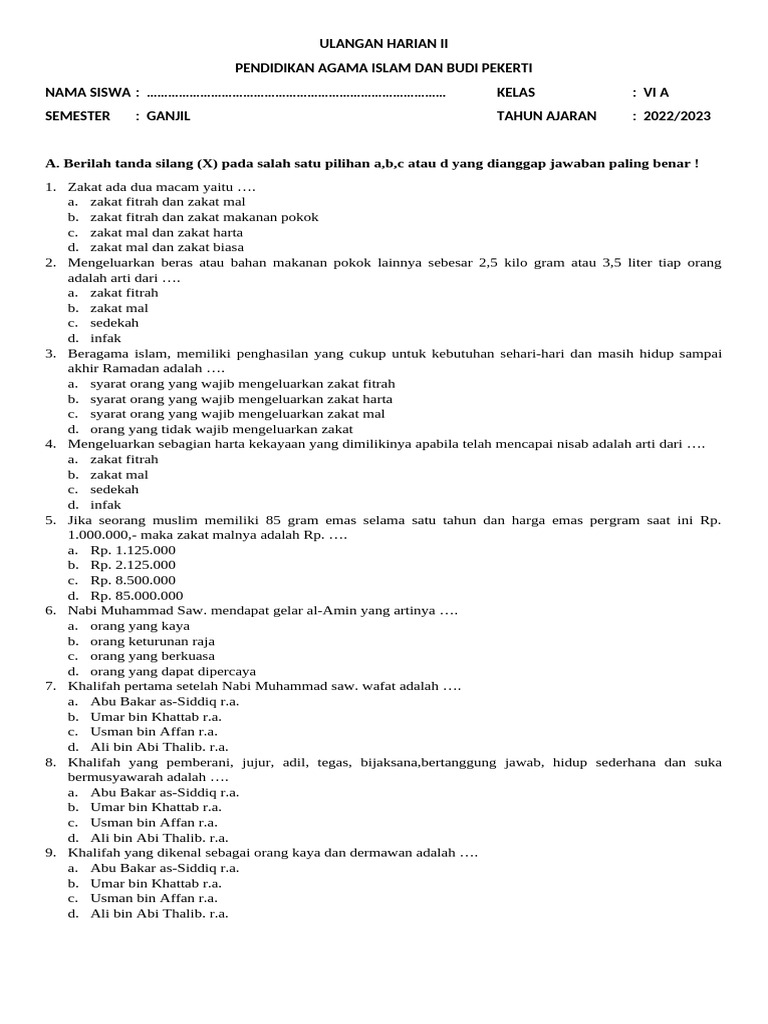 Uh 2 S1 Pai KLS 5 | PDF