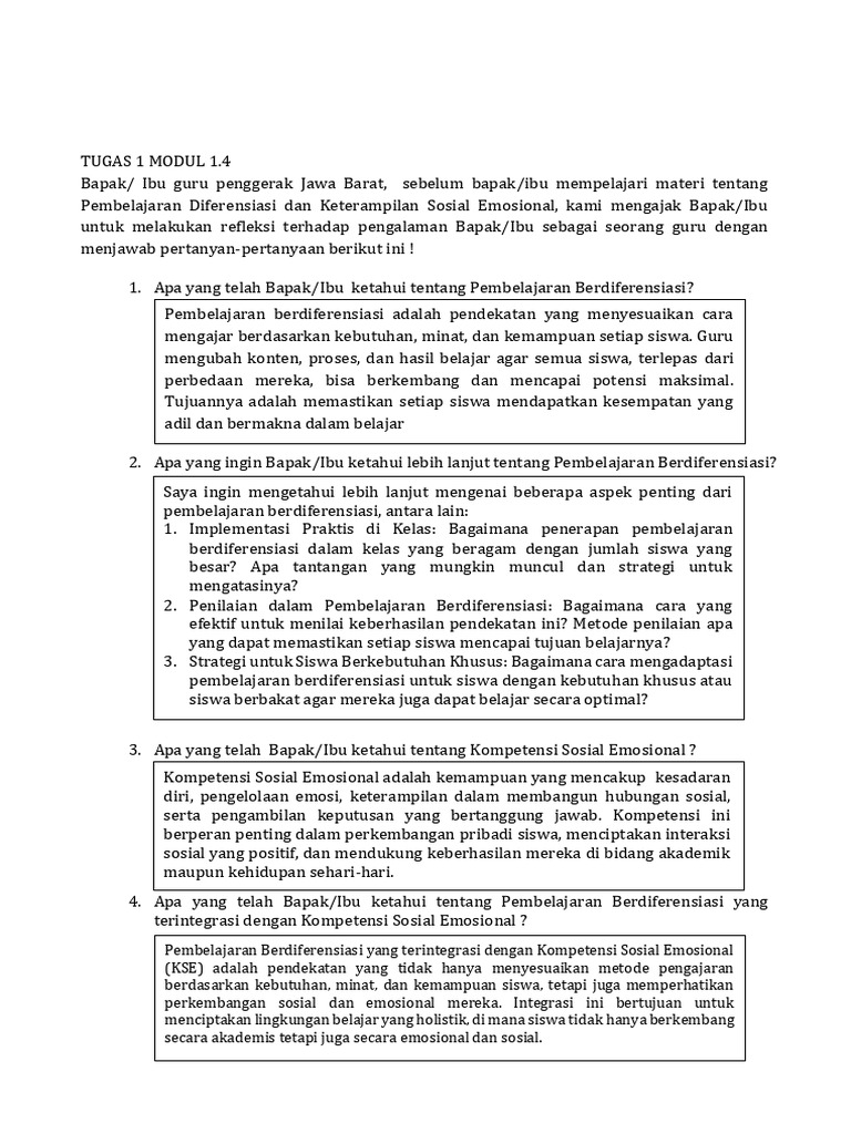 LK Modul 1.4 Level 1 | PDF