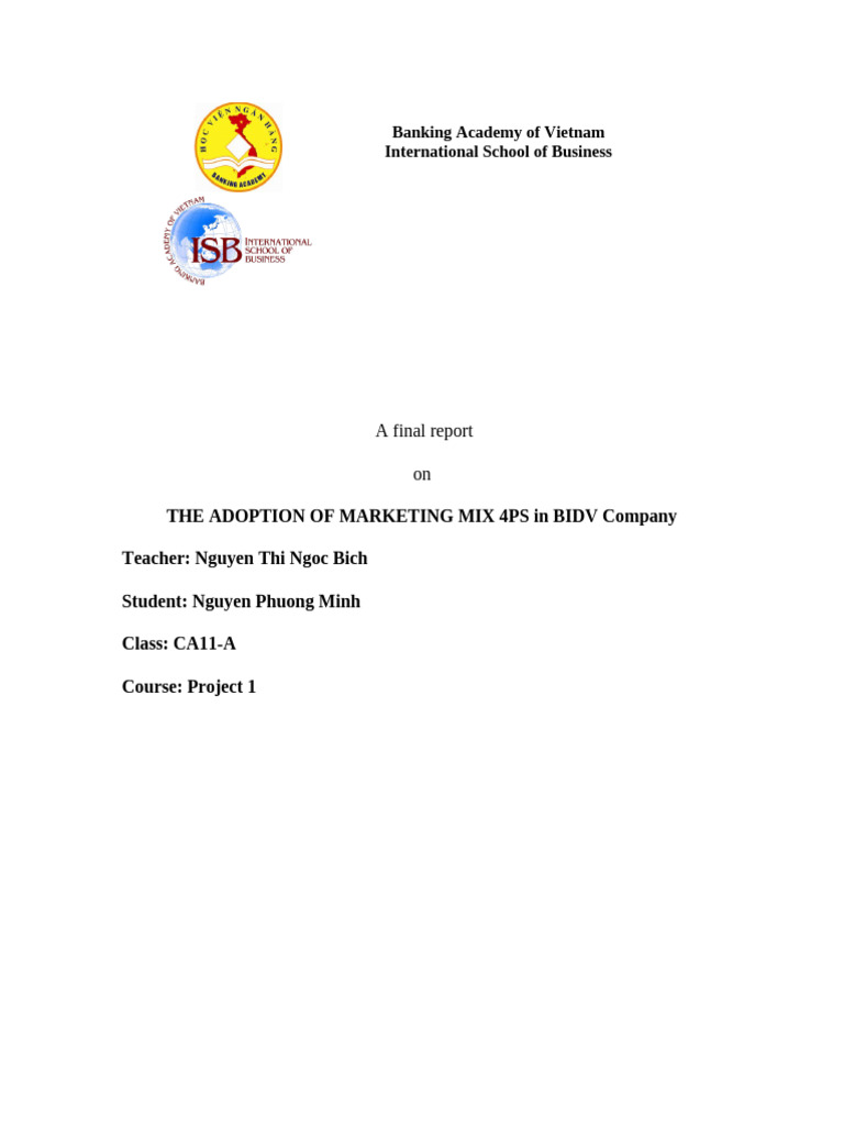 Report Project 1 | PDF