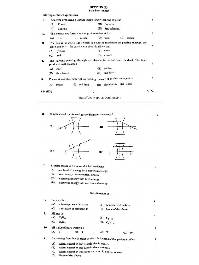 Science PYQ 2023 & 2024 | PDF