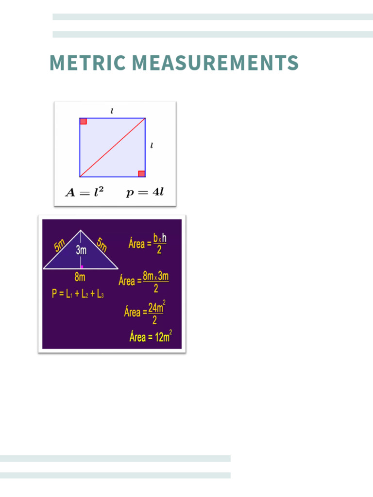 Metric Measurements | PDF