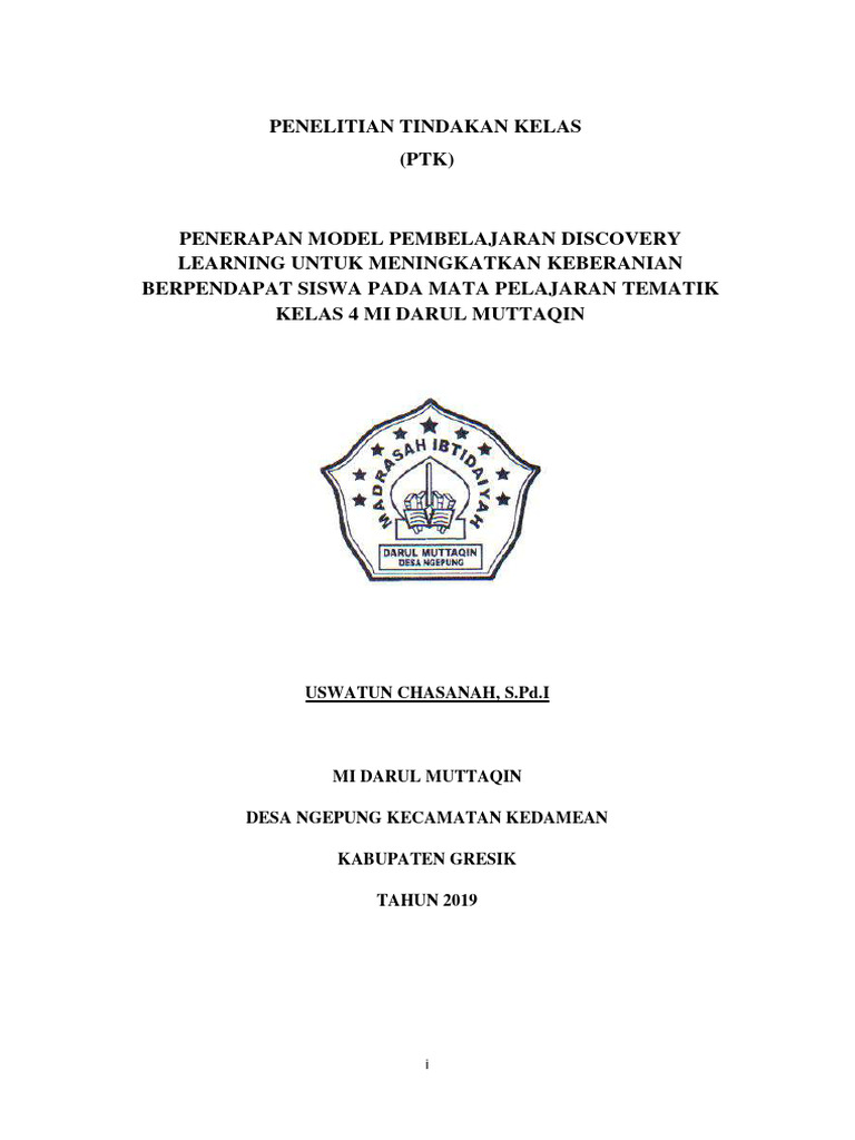 PTK Discovery Learning | PDF