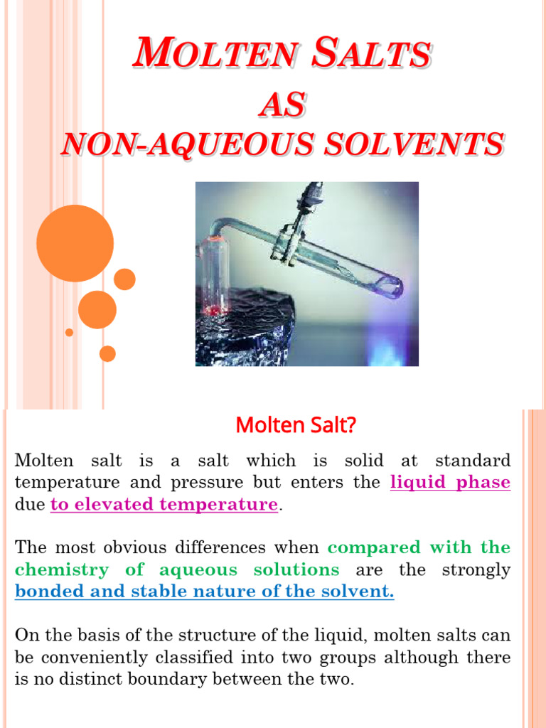 Molten Salts | PDF