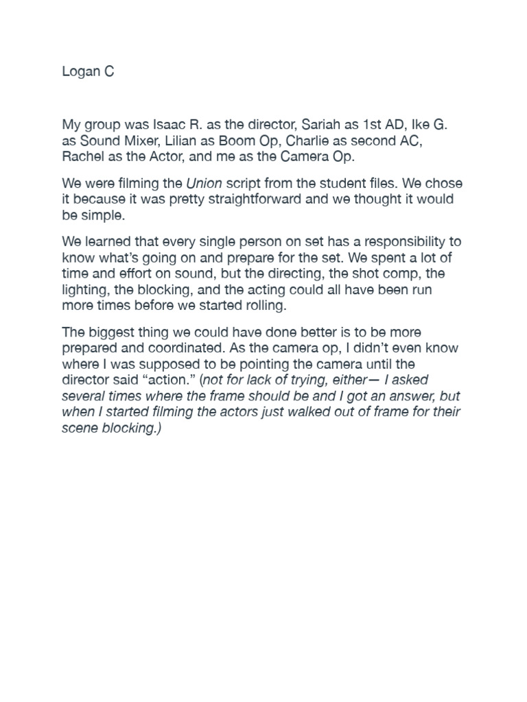 Script Assignment 1 | PDF