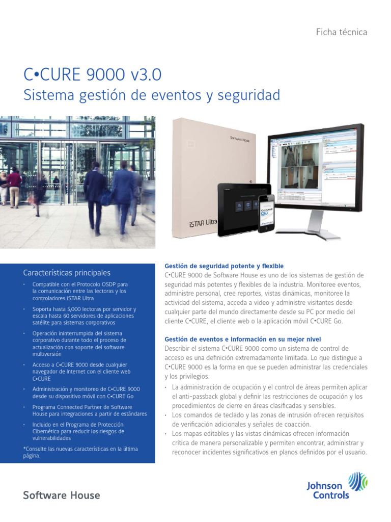 CCURE-9000-v3-0 Ds r02 Hs Lat-Es | PDF