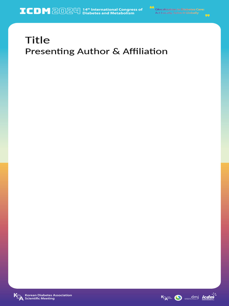 2024 ICDM E-Poster - 9x16 Ratio | PDF