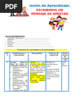Sesión de Aprendizaje "Escribimos Un Cuento" | PDF | Aprendizaje | Cognición