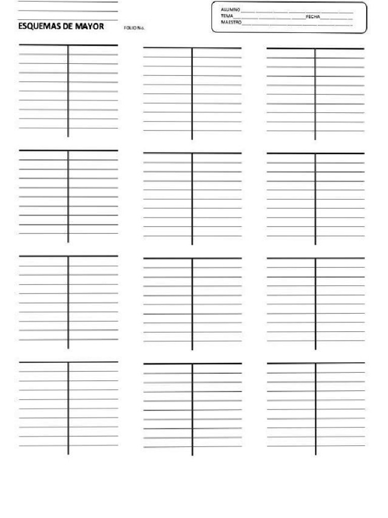 Esquema de Mayor | PDF