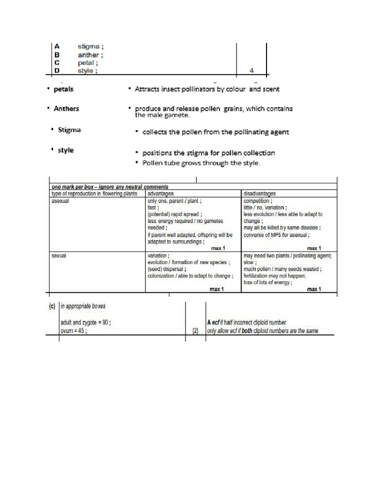 Cos Ms Test 1-Repro Plants | PDF