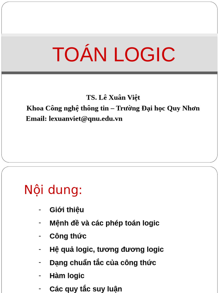 Toan Logic | PDF | Vietnamese People | Vietnam