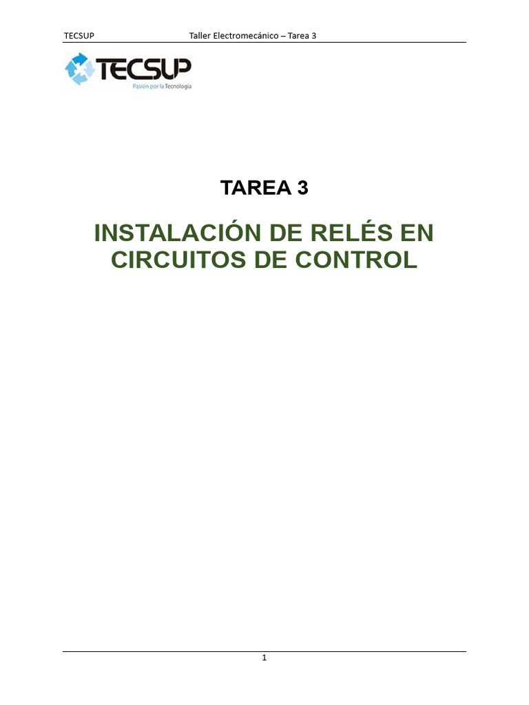 INFO 3 ELECTRO Tecsup | PDF