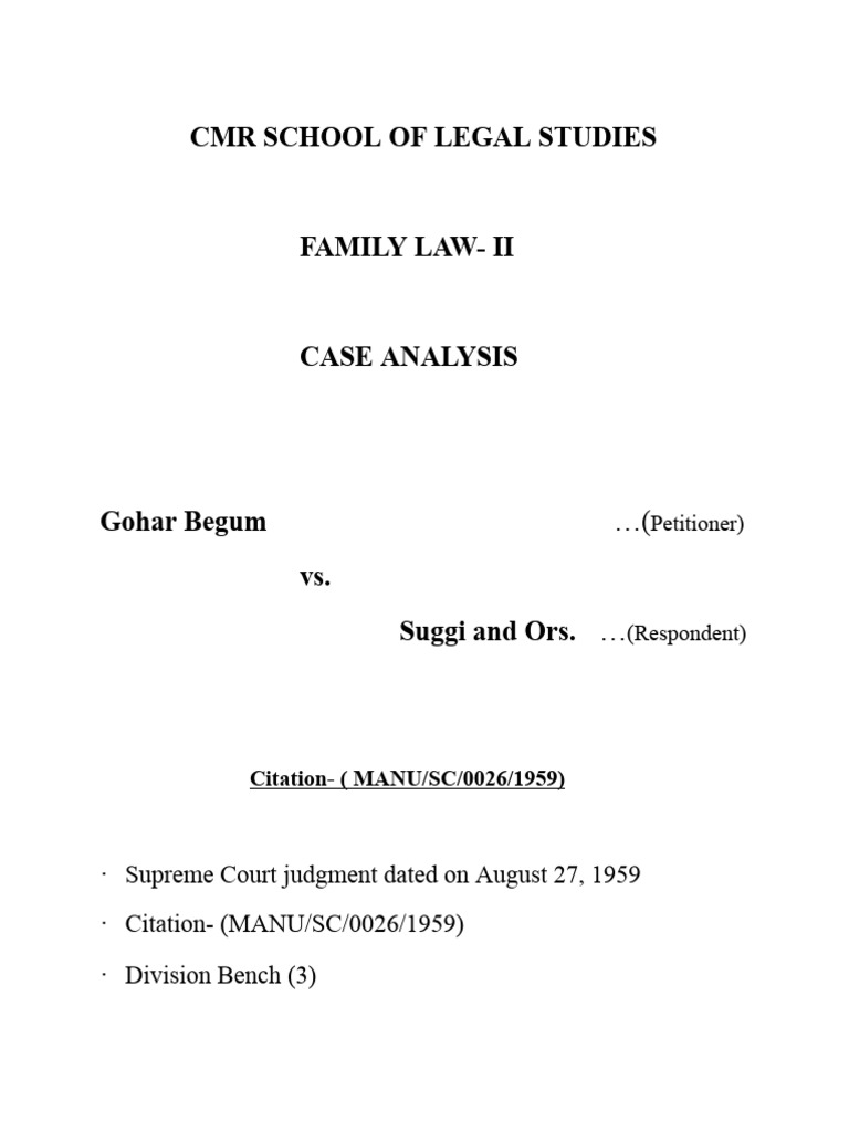 Aishwarya P LLB - Case Study | PDF