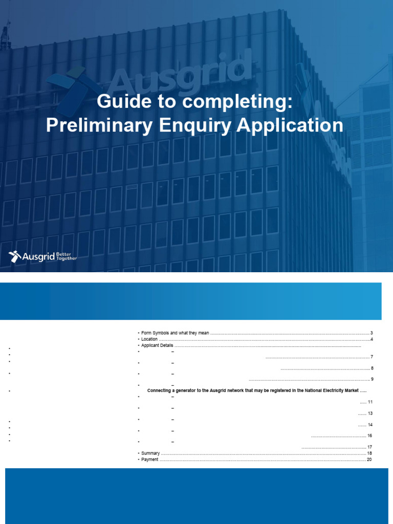 Preliminary Enquiry Application - SmartForm Step by Step Guide | PDF