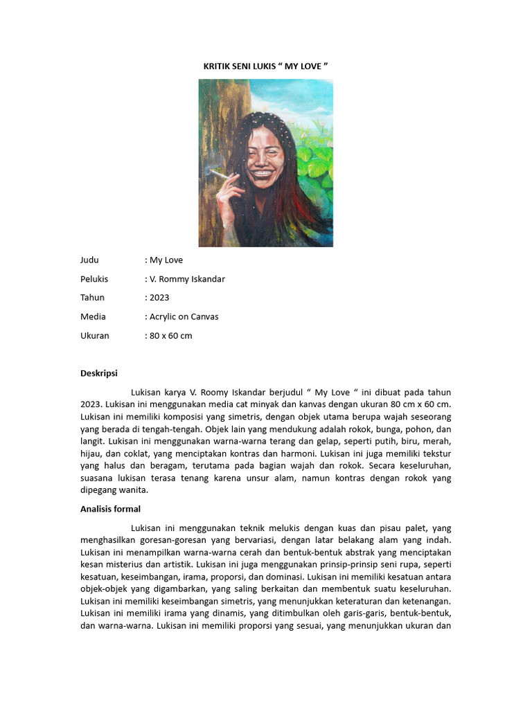 Kritik Seni Lukis 3 | PDF | Seni