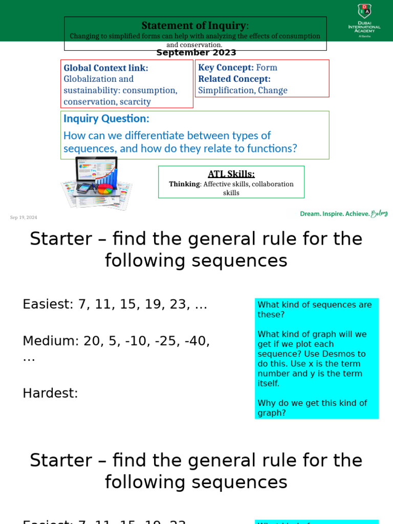 Quadratic Sequences Pdf
