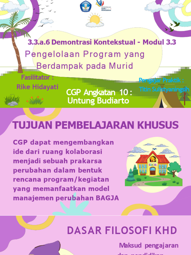 Demonstrasi Kontekstual-Modul 3.3_Untung Budiarto.Edit | PDF