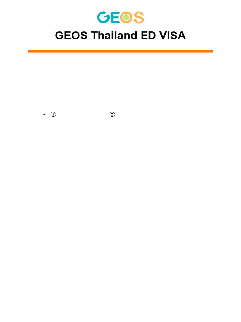 ED Visa Application Requirements in English | PDF