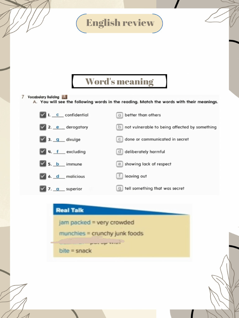 English Review | PDF