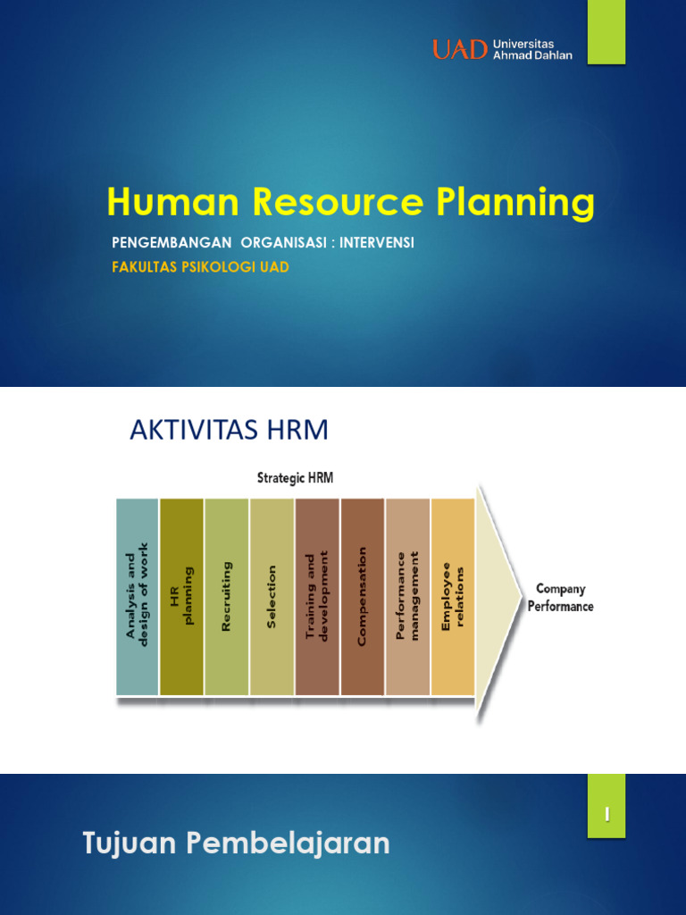 Human Resource Planning | PDF