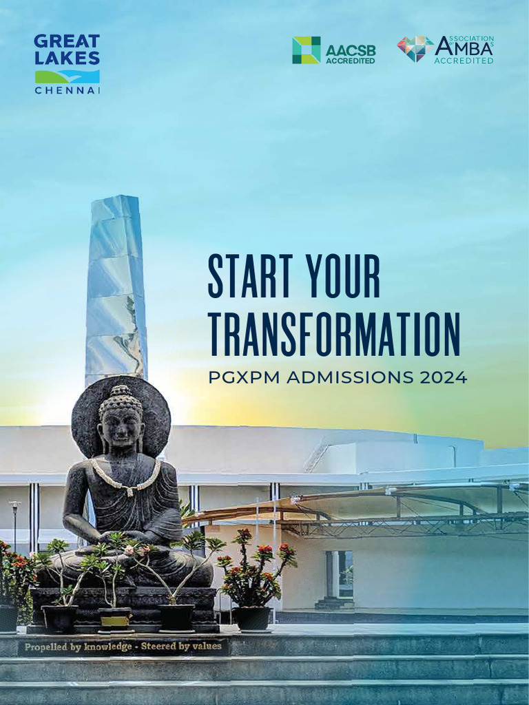 PGXPM Admission Brochure 2024 26 | PDF