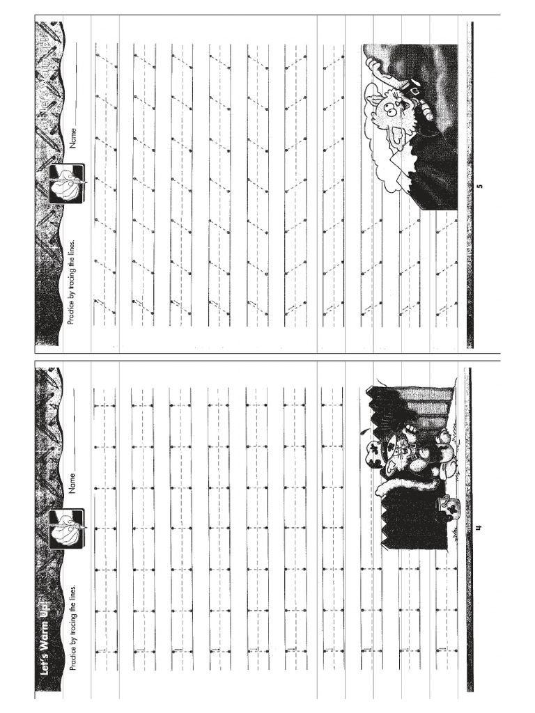 Handwriting Warm Up Practice | PDF