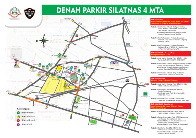 Denah Parkir Silatnas 4 Mta | PDF