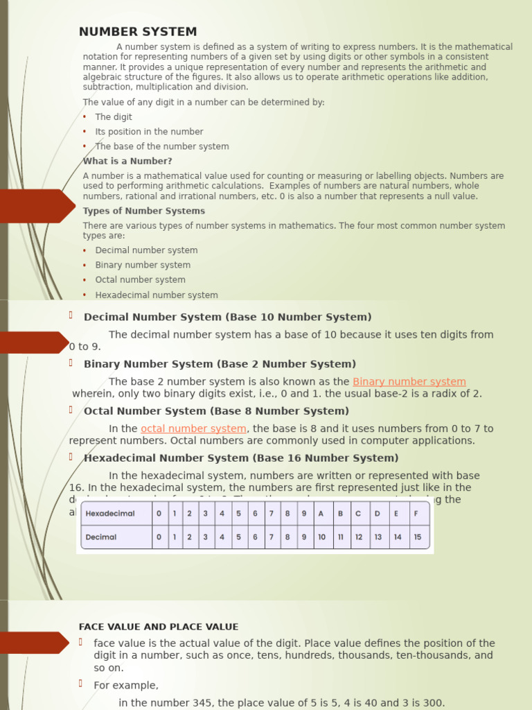 Elementry Maths Day 1 | PDF