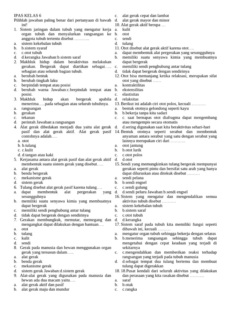 Ipas Kelas 6 Word Pdf