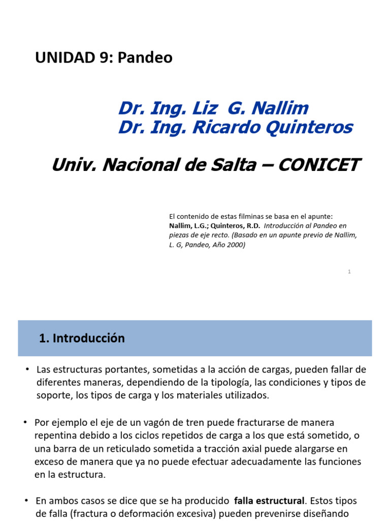 Cap 9 - Pandeo | PDF