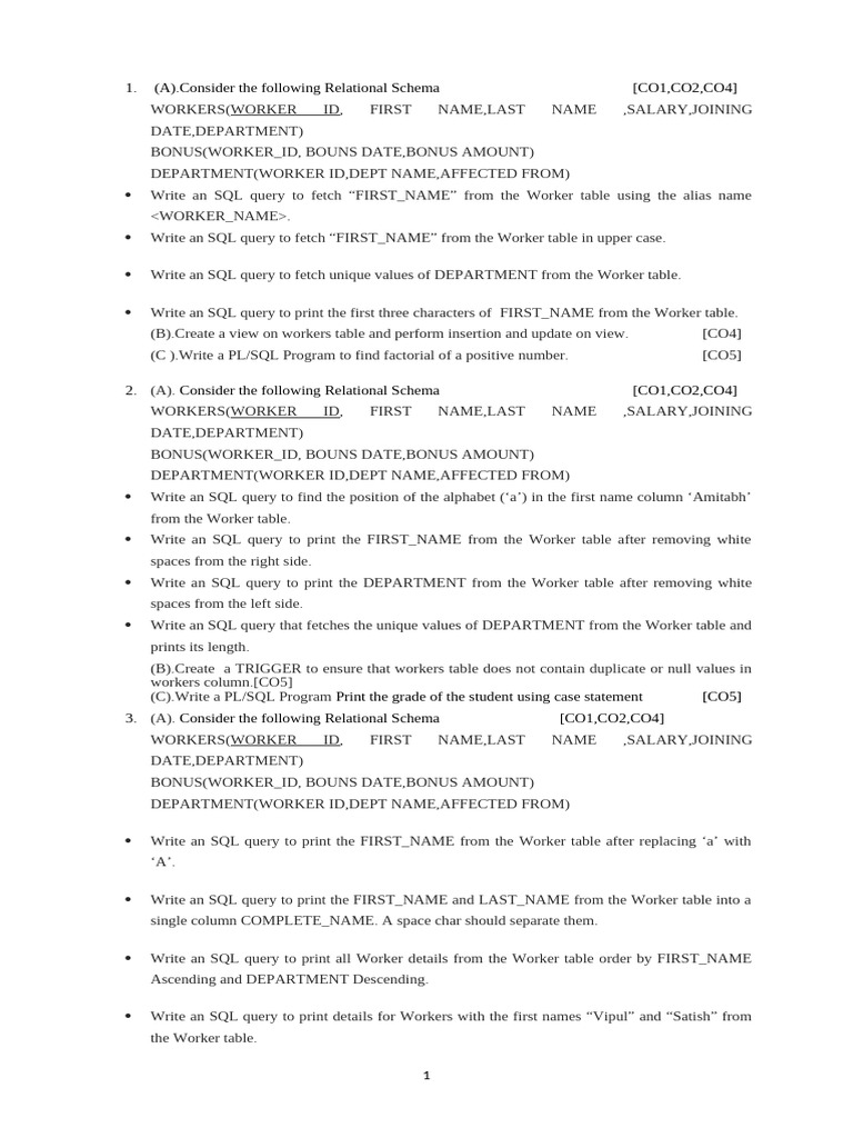 Dbms Lab External | PDF