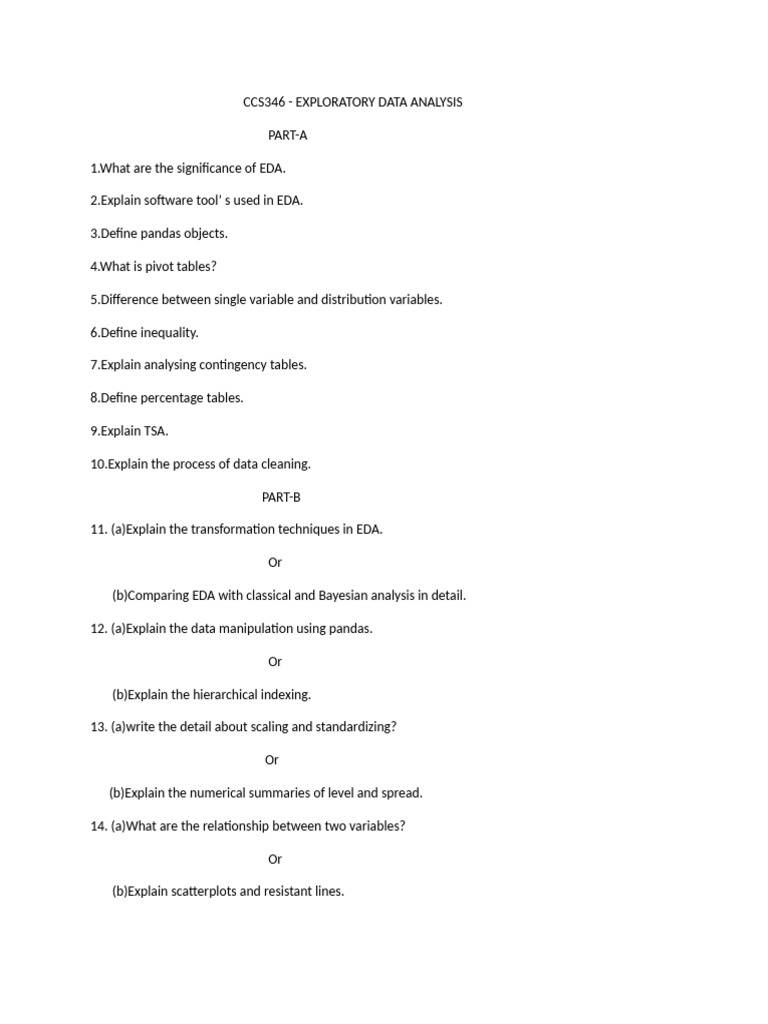 CCS346-Exploratory Data Analysis | PDF