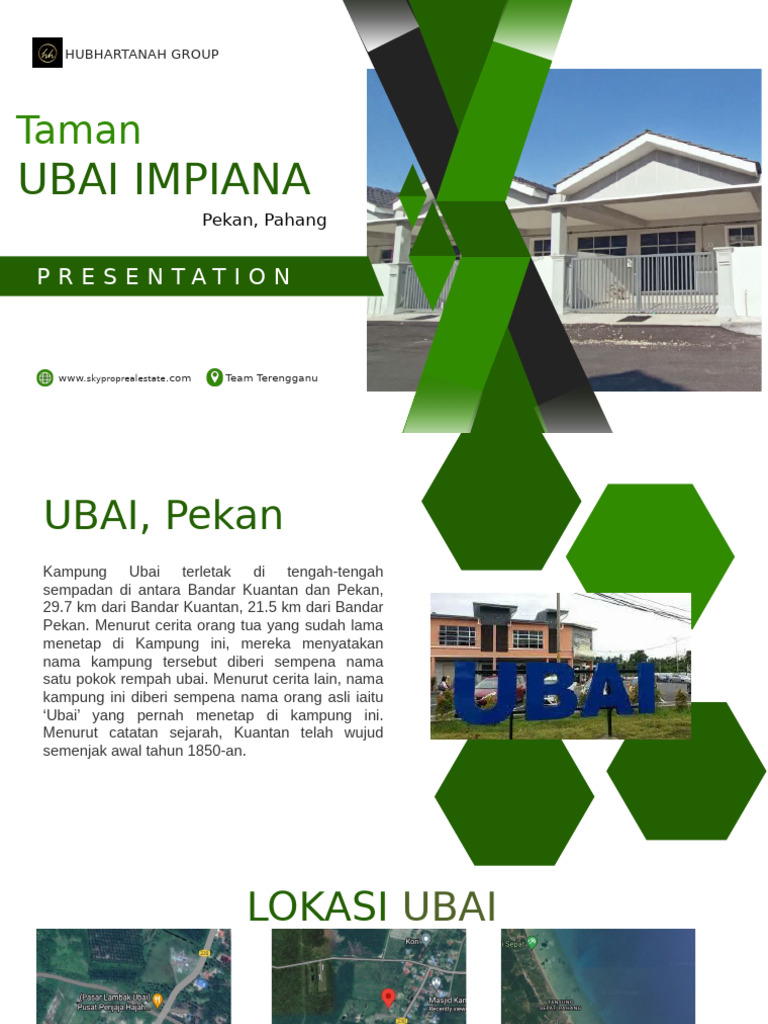 Presentation Projek Perumahan Ubai Impiana Pekan | PDF