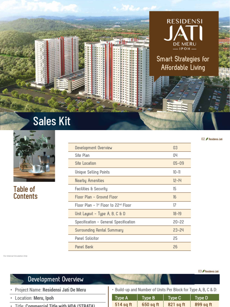 4829 - Jati Meru - Sales Kit | PDF | Bathroom | Window