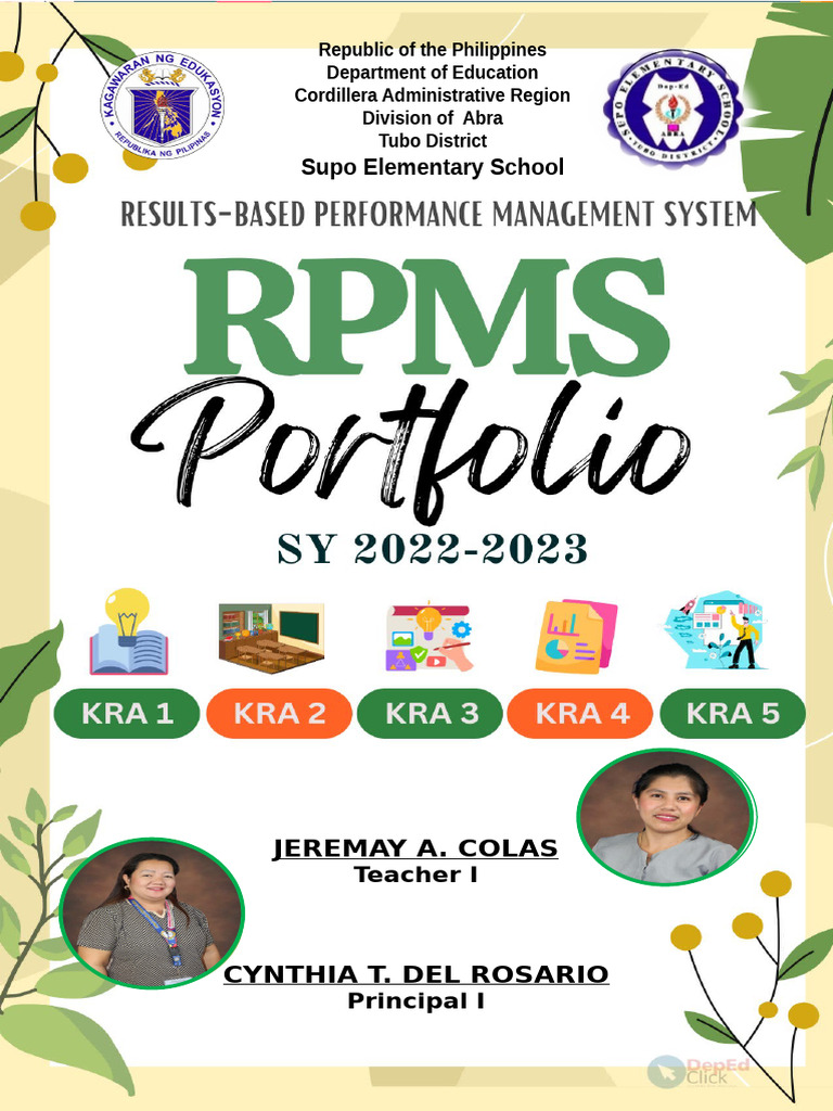 E-Rpms Portfolio (Design 8) - Depedclick | PDF