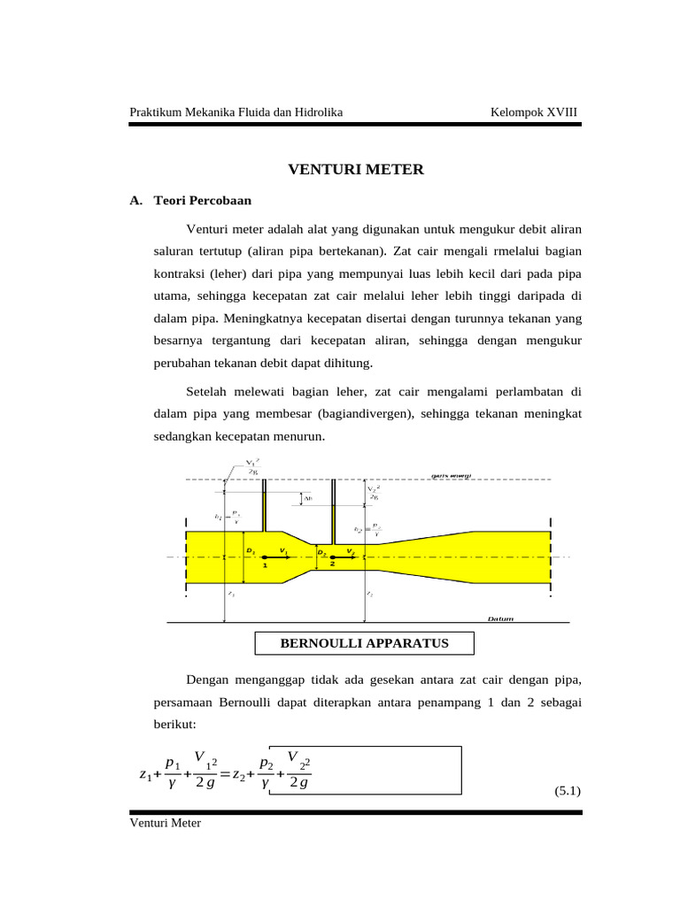 18 - Venturi Meter | PDF