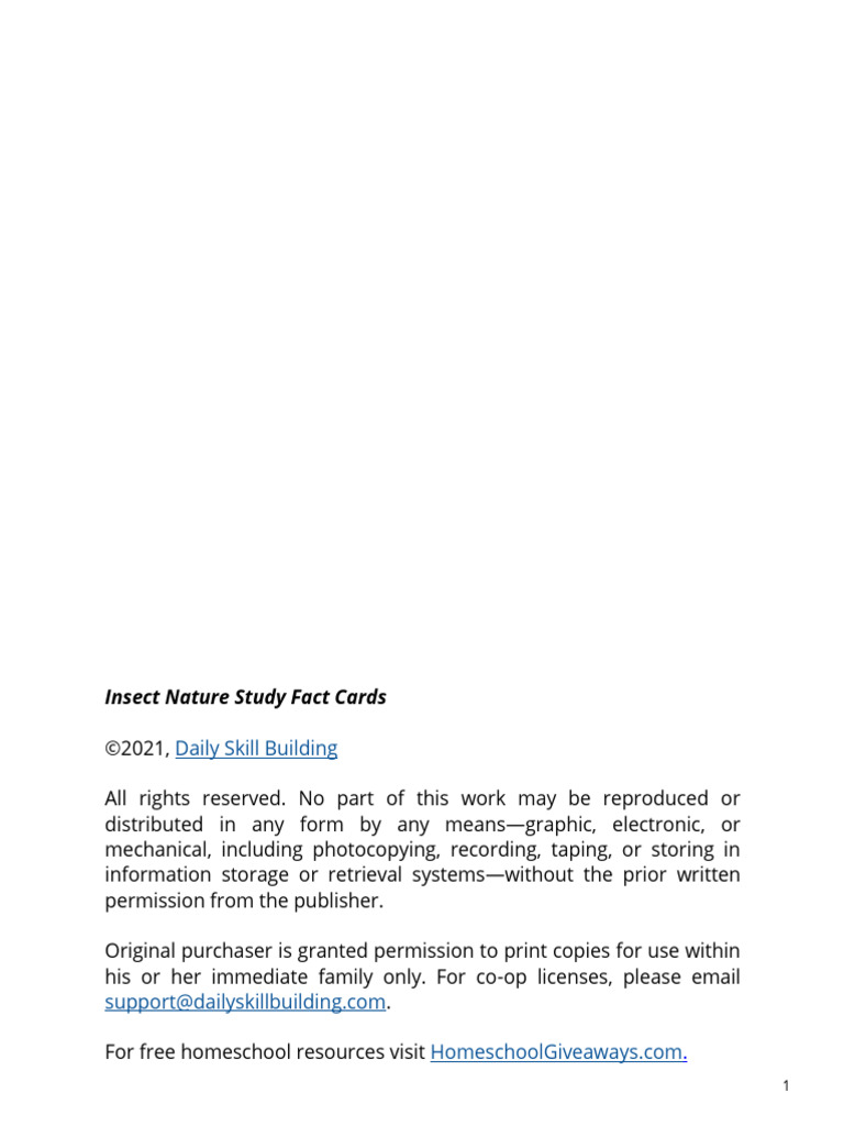 insect-fact-cards | PDF