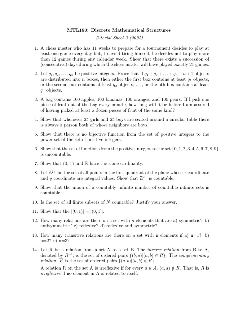 Tutorial_Sheet_3 | PDF