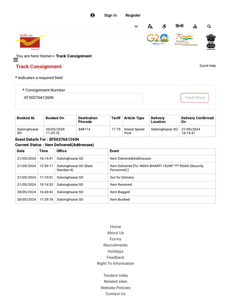 Track Consignment: You Are Here Home | PDF