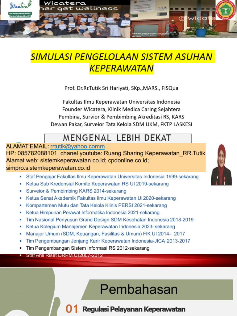 Prof 5 - Simulasi Sistem Asuhan Dari Assessement Sampai Pulang | PDF