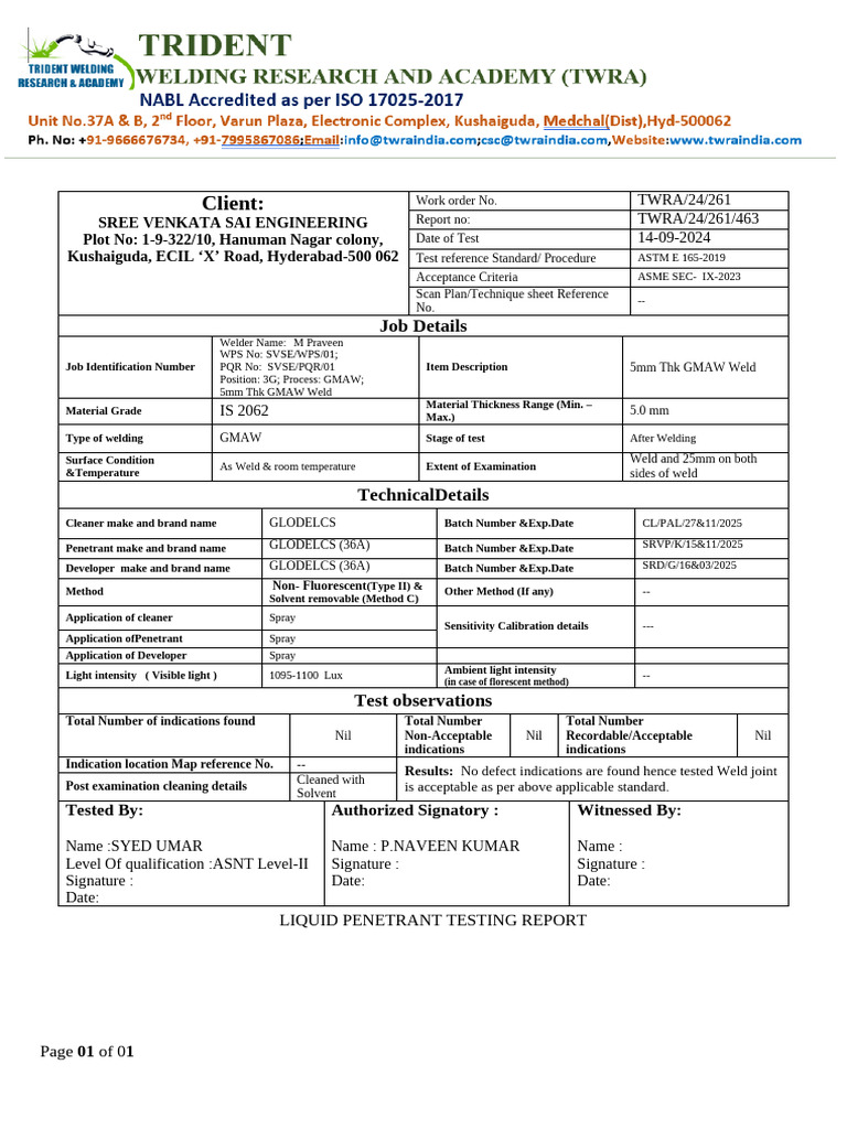 Client:: Job Details | PDF