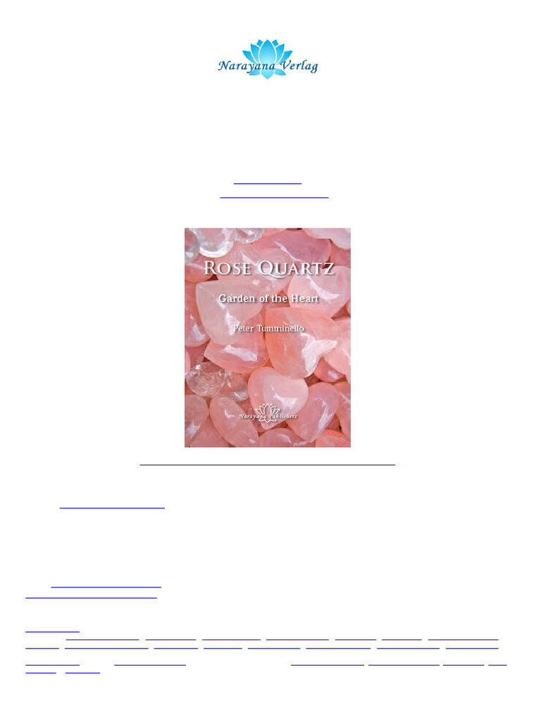 Rose Quartz Peter L Tumminello.11964 | PDF