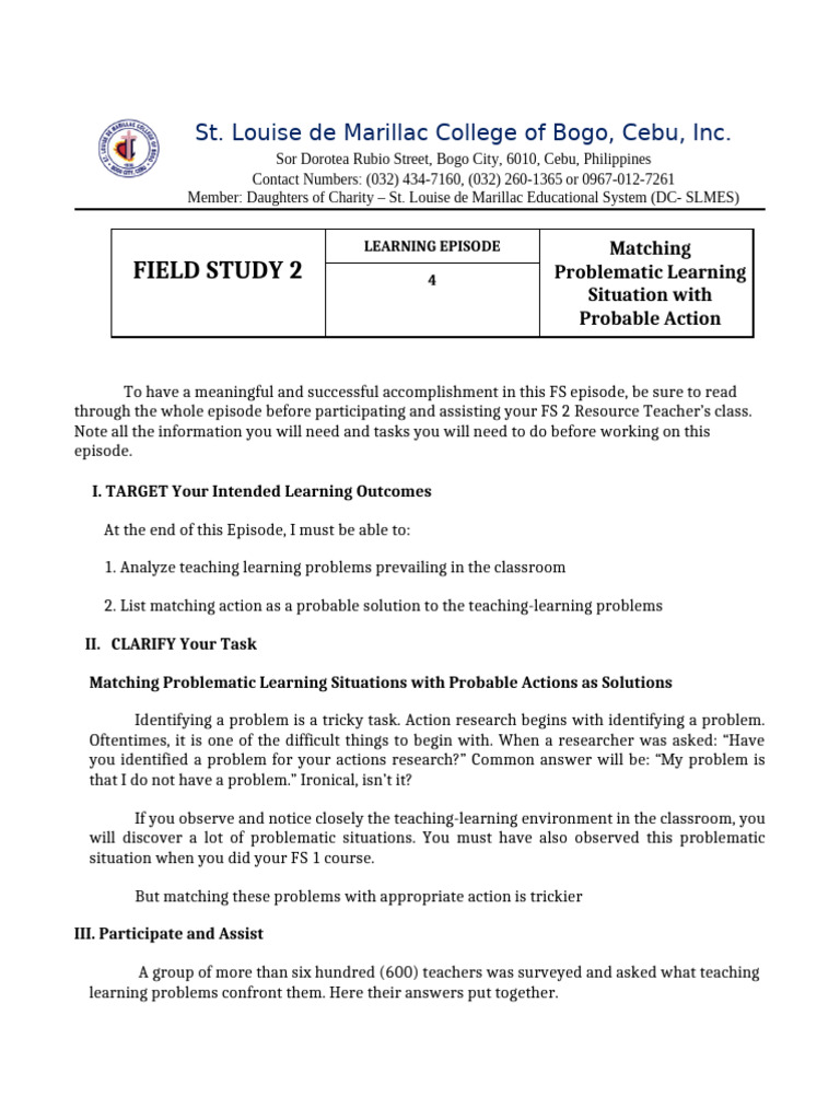 Fs 2 Episode 4 Maam Anding | PDF | Teachers | Learning