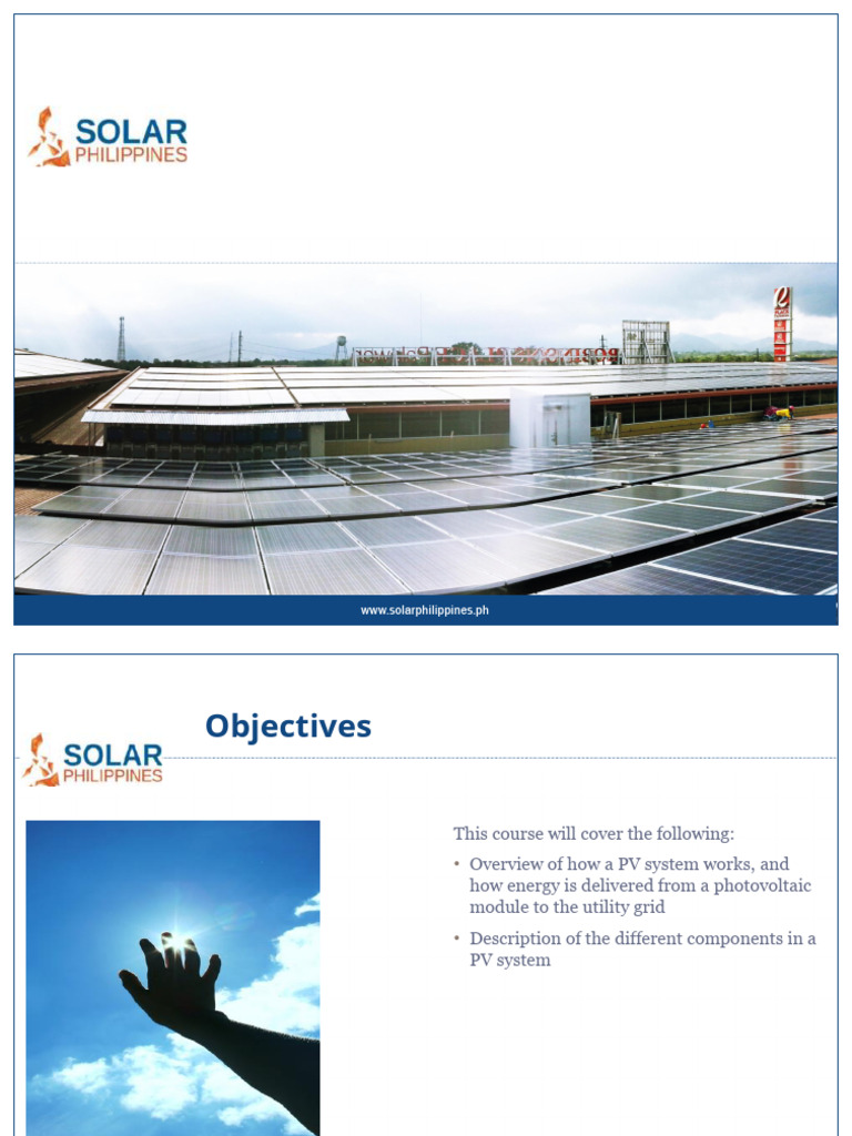 Basics of Photovoltaic System | PDF