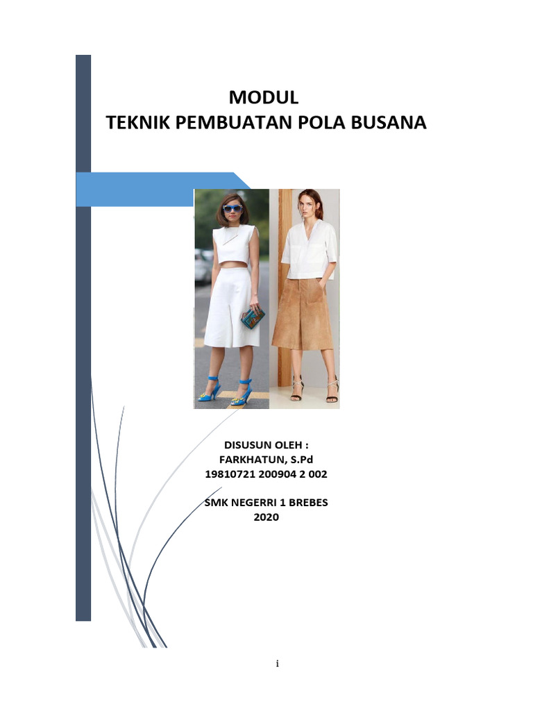 Modul Pembuatan Pola Fix | PDF