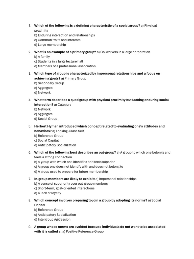SOCIAL ORGANIZATION | PDF SOCIAL ORGANIZATION | PDF