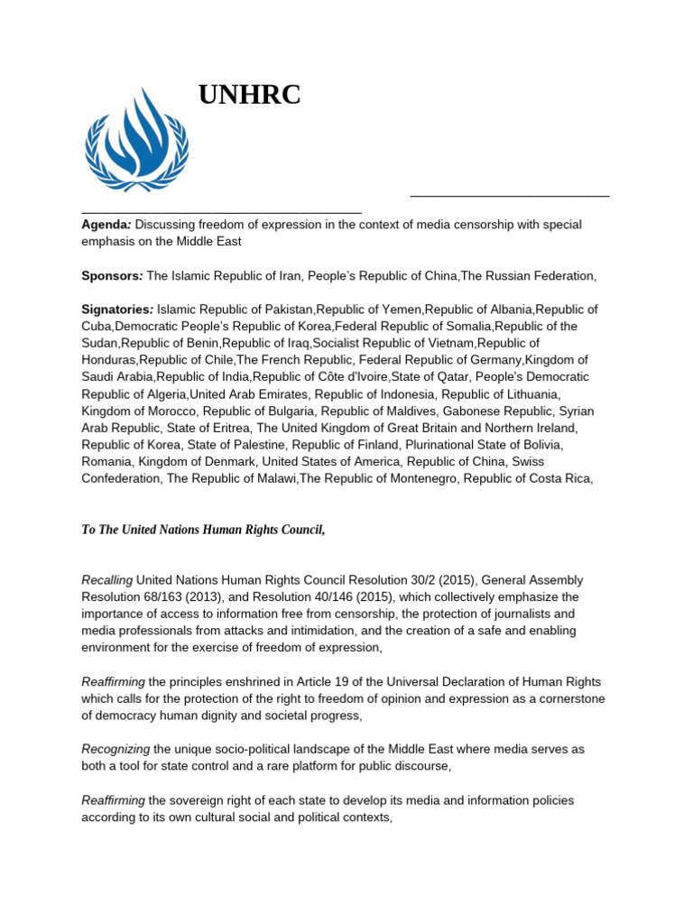 DR Unhrc | PDF