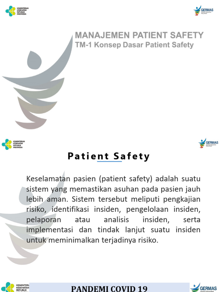 TM-1 Manajemen Patient Safety | PDF